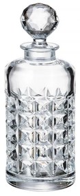 Skleněná láhev na whisky, Crystalite Bohemia, DIAMOND 650 ml