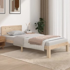Rám postele masivní dřevo 90 x 190 cm Single - Default Title