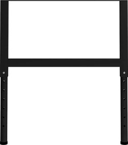 Nastavitelné rámy pracovního stolu 2 ks kov 85 x (69–95,5) cm 147933