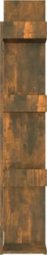 vidaXL Knihovna 86 x 25,5 x 140 cm dřevotříska [816002] Barva: hnědý dub