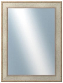 DANTIK - Zarámované zrcadlo - rozměr s rámem cca 60x80 cm z lišty TOOTH stříbrná (2779)