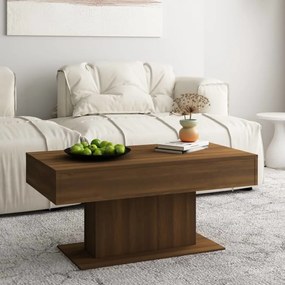 vidaXL Konferenční stolek 96 x 50 x 45 cm dřevotříska [815834] Barva: hnědý dub