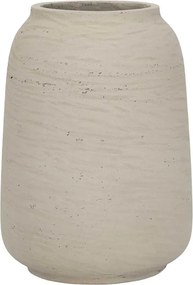 Stolní váza MONTI, sklolaminát, výška 34 cm, béžová
