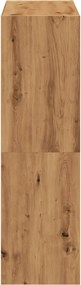Knihovna dub artisan 102 x 32 x 108 cm kompozitní dřevo 3307845