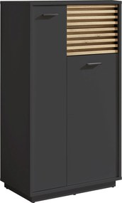 XXXLutz MIDI SKŘÍŇKA, antracitová, barvy dubu, 60/106/35 cm home24 - Online Only koupelnové skříňky - 001279035308