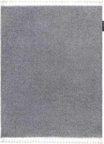 Dywany Łuszczów, Kusový koberec Berber 9000 light grey, 80x150, šedá, obývací pokoj