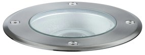 Paulmann 93907 Plug&Shine zápustné svítidlo s nastavitelným směrem svícení 6W LED 3000K, nerez, prům. 14cm, IP67