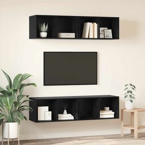 Sestava TV skříněk 4 ks Černý dub Kompozitní dřevo 3393532