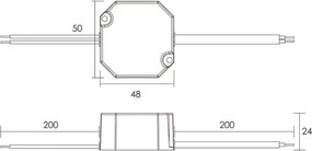 IMPR 862229 Deko-Light LED-napájení OCTO, CV, Mini 12V/12W konstantní napětí 0-1000 mA IP65 12V DC 12,00 W