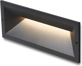 RED R13621 RAGG zápustná černá 230V LED 12W IP65 3000K - RED - DESIGN RENDL