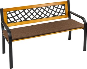 Bellatex Sedák na lavici hladký Hnědá 40x150 cm