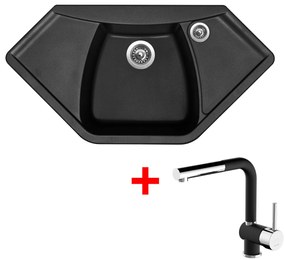 Akční set Sinks NAIKY 980 Pureblack + baterie MIX 3 P Nanoblack