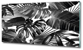 Wallmuralia Fotoobraz skleněný na stěnu do obýváku Tropické listí 100x50