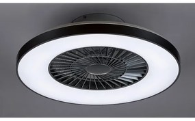 Rabalux - LED Stmívatelné stropní svítidlo s ventilátorem LED/40W/230V + DO