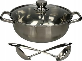 Hrnec pro Hot Pot o průměru 28 cm z nerezové oceli Golden Turtle