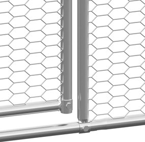 vidaXL Venkovní klec pro kuřata 3x12x2 m pozinkovaná ocel [3154380]