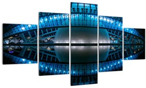 Obraz fotbalového stadionu (125x70 cm)