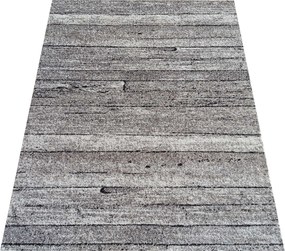 DY Šedý moderní koberec s abstraktním vzorem Panamero 20 Rozměr: 60x100 cm