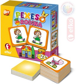 EFKO Hra baby pexeso Rodina *SPOLEČENSKÉ HRY* ef54678