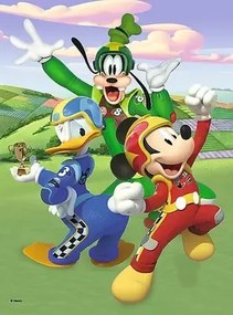 Trefl - Puzzle - Mickey Mouse: Závodníci / 20 dílků / 22 x 16 cm / věk