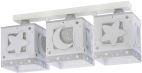 Nástěnná lampa dalber 63233ne - dětské stropní svítidlo moonlight 3xe27/60w/230v
