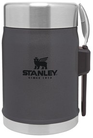 STANLEY Termoska jídelní 400ml se lžící/vidličkou Charcoal černá