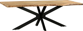 XXXLutz JÍDELNÍ STŮL, akácie, černá, barvy akácie, 220/100/76 cm P & B - Online Only jídelní stoly - 001630031205