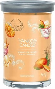 Yankee Candle vonná svíčka Tumbler ve skle velká Mango Ice Cream 567g