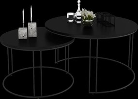ADRK Furniture Konferenční stolek 2v1 ETTA CT-ETT-B-B