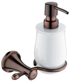 Nimco Lada - dávkovač tekutého mýdla s držákem, keramika + staromeď (LA 19031K-80)