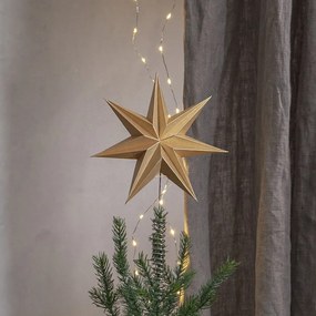 Světelná špička na vánoční stromek ve zlaté barvě Isa - Star Trading