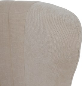 Relaxační otočné křeslo, šedobéžová, MAREN