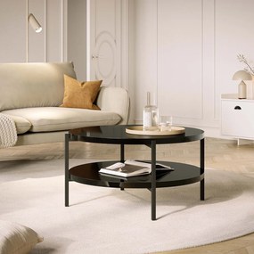 Bílý Konferenční stolek Kent 43 × 85 × 85 cm COSMOPOLITAN DESIGN