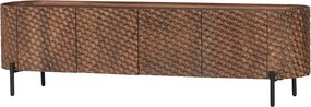 Designový TV stolek Zaxson 200 cm hnědé mango