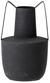 Černá kovová váza Bloomingville Itamar, výška 20,5 cm