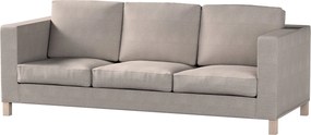 Potah na pohovku IKEA  Karlanda 3-místná nerozkládací, krátký barva béžová látka pletený vzor