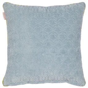 Pip Studio Quilty Dreams polštář 45x45cm, modro-zelený (Velvet dekorační polštář 45x45cm s výplní dvoubarevný)