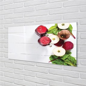 akrylový obraz Koktejly řepa-jablko 100x50 cm