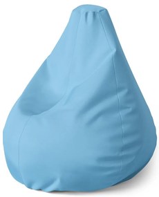 Sedací vak Pear světle modrá - dětský, modrá