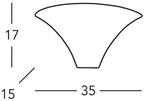 Kolarz 0089.61.1 - Nástěnné svítidlo CARDIN 1xR7s/120W/230V