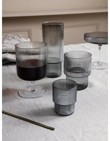 Ripple Wine Glasses, set 2 ks frosted Ferm Living