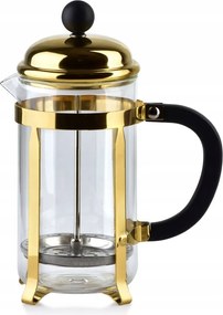 Pístový zavařovač kávy French Press Zlatý 600