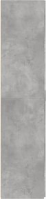 Skříň highboard betonově šedá 70x42,5x185 cm kompozitní dřevo 3281430