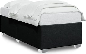 Rám postele bez matrací černá 90x200 cm textil 3284445