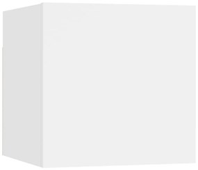 8dílný set TV skříněk bílý kompozitní dřevo - Default Title