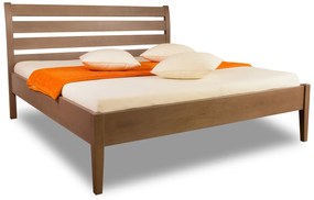 Krajča Manželská postel z masivu Alameda 180 x 220 cm Povrchová úprava: Bez nátěru, Druh dřeva: Buk