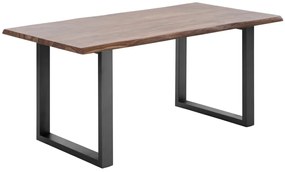 furniture-nabytek.cz - Masivní jídelní stůl Bullwer z palisandru, lakovaný, hnědý – 140×90 cm