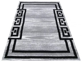 Šedo černý koberec s ornamentem Šířka: 120 cm | Délka: 170 cm