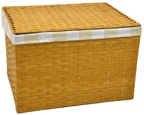 Vingo Úložný box s víkem pískový Rozměry (cm): 36x25, v. 26