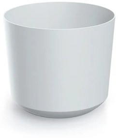 PROSPERPLAST Květináč - TUBO Průměr: 19,9 cm, Barva: bílá